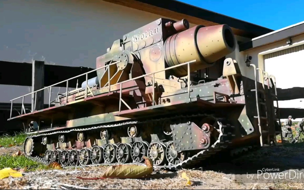 卡尔臼炮模型可动