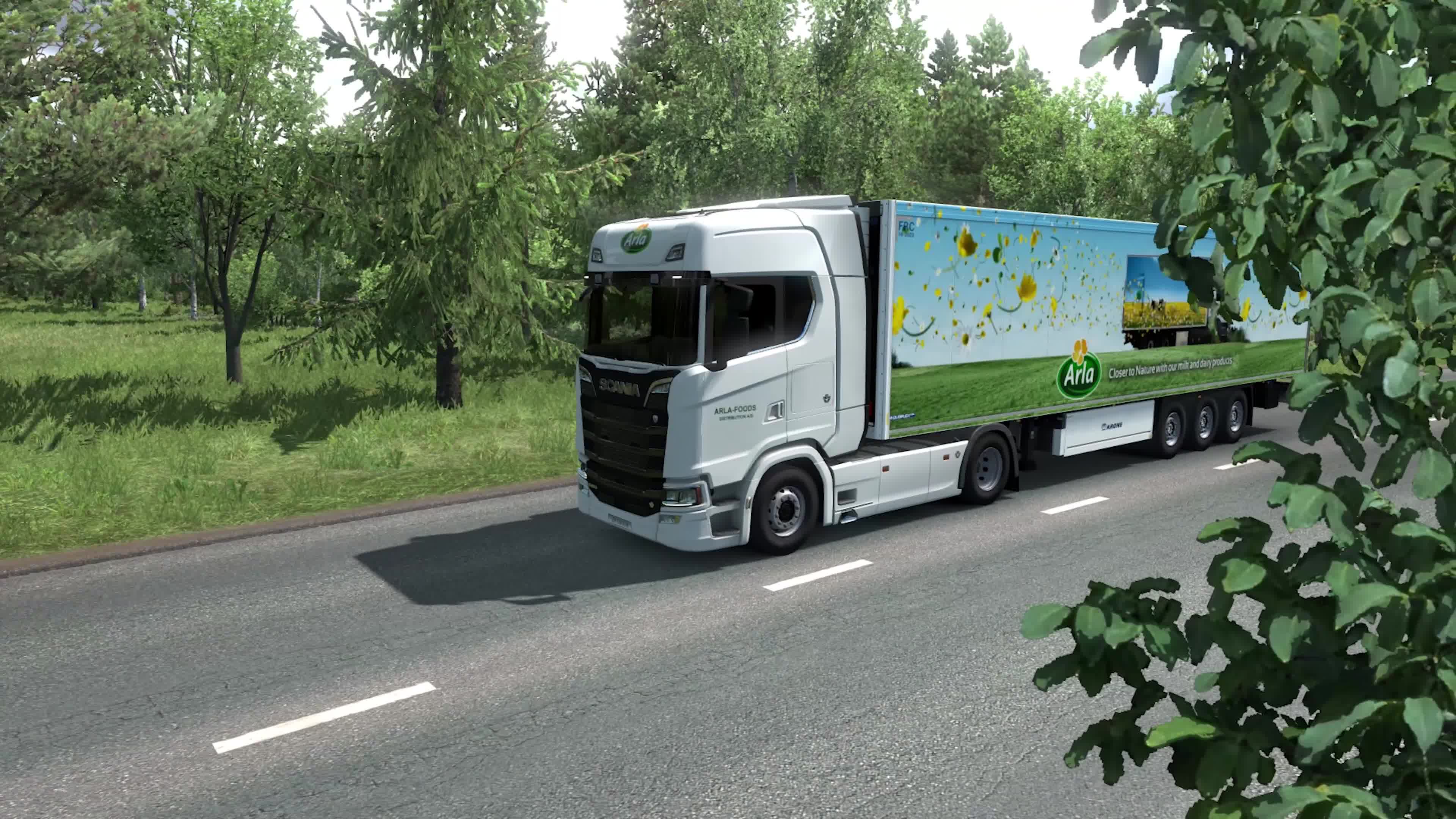 欧洲卡车模拟2 #36 斯堪尼亚S650 在东芬兰运送三文鱼