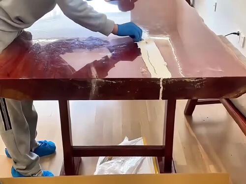 实木桌子开裂别急着扔!200元修复效果惊艳,看完省下一大笔钱