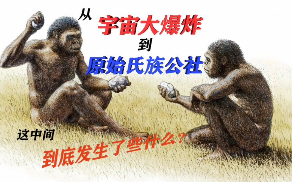 【趣味历史】7分钟了解原始时期发展简史,关于原始人类和史前生命,你...