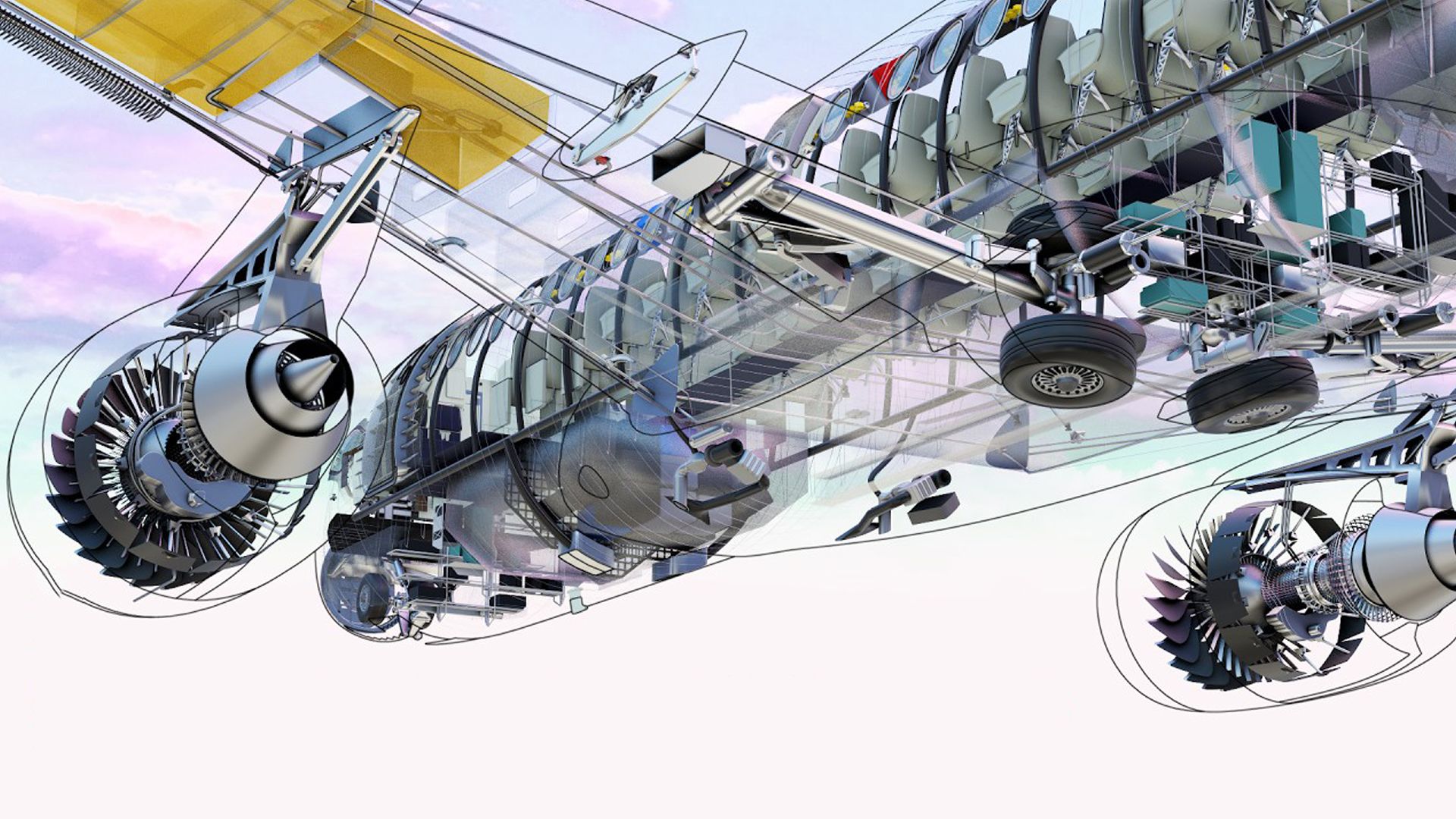 C919内部结构什么样?3D动画演示