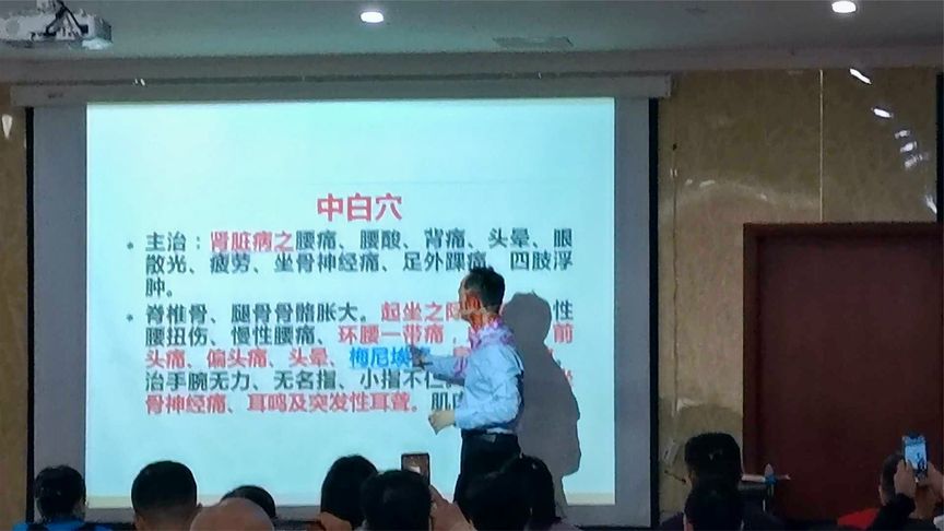 董氏奇穴一一部位中白穴