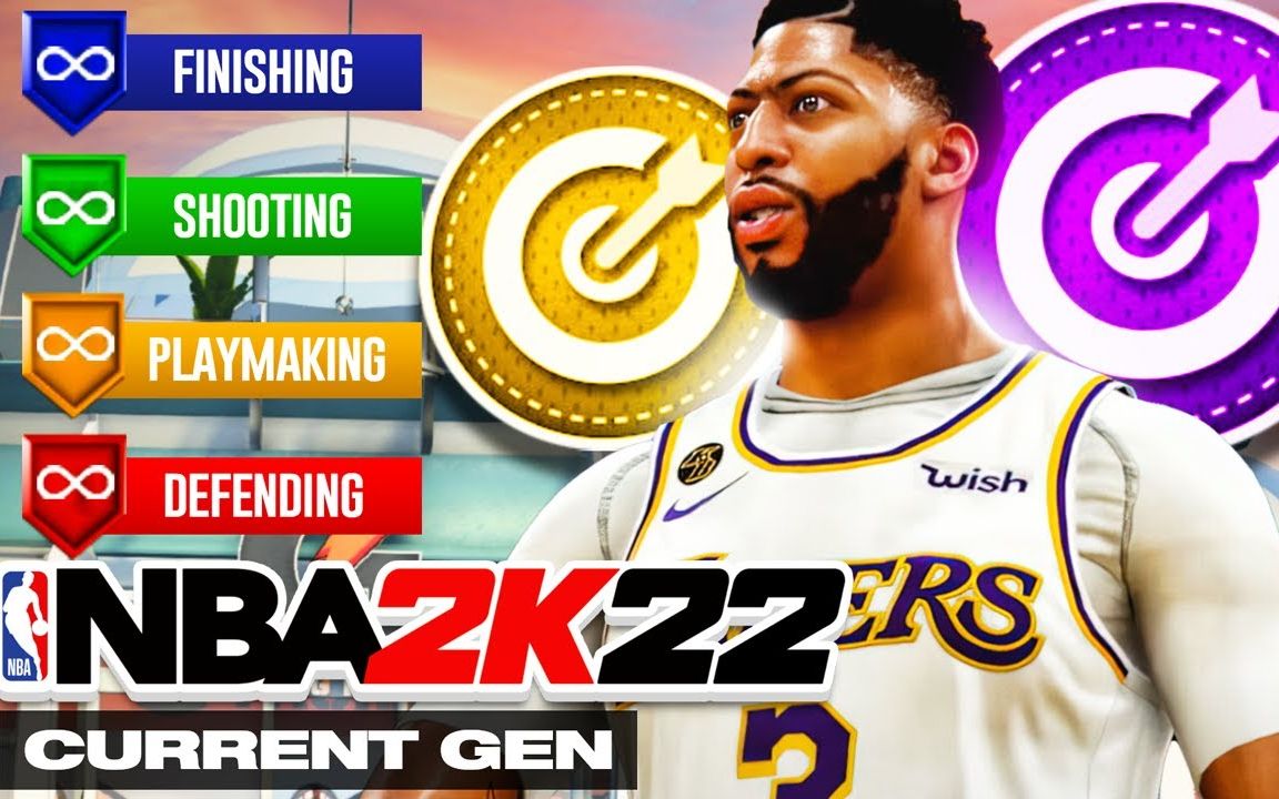 【中字】NBA2K22本时代最强中锋建模 安东尼戴维斯全能内线建模