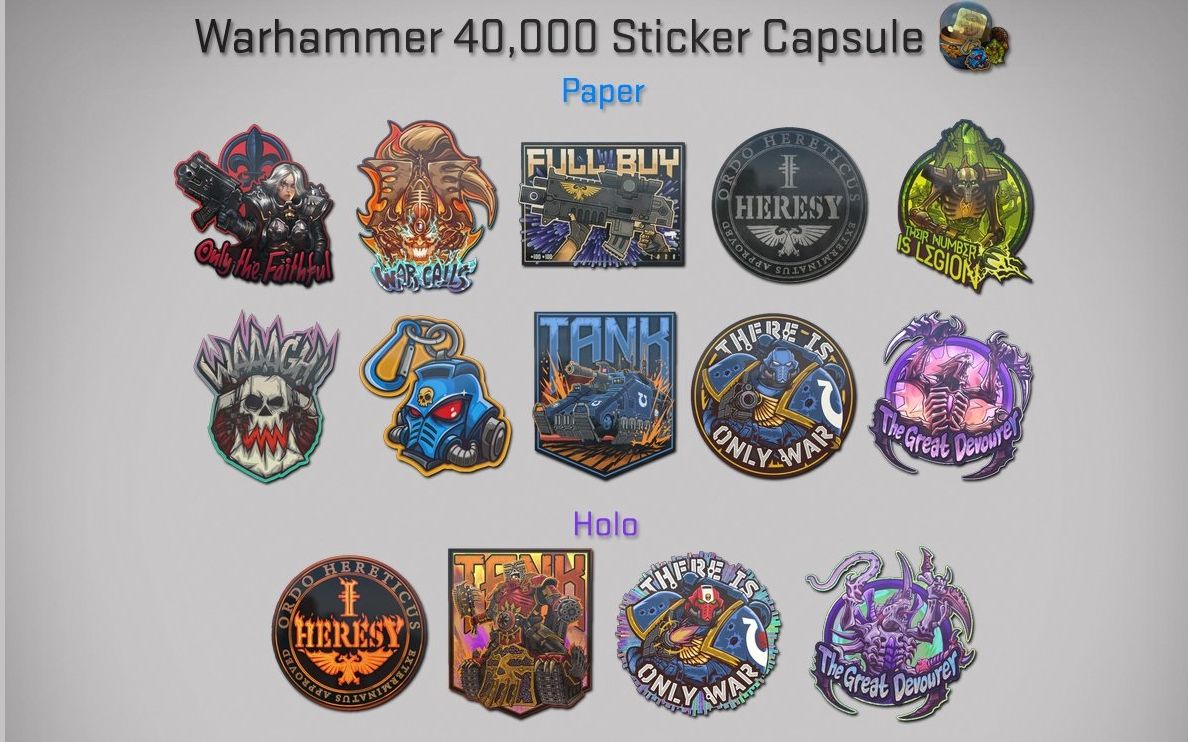 (CSGO)战锤40K印花彩蛋一览(SDK-Model viewer预览