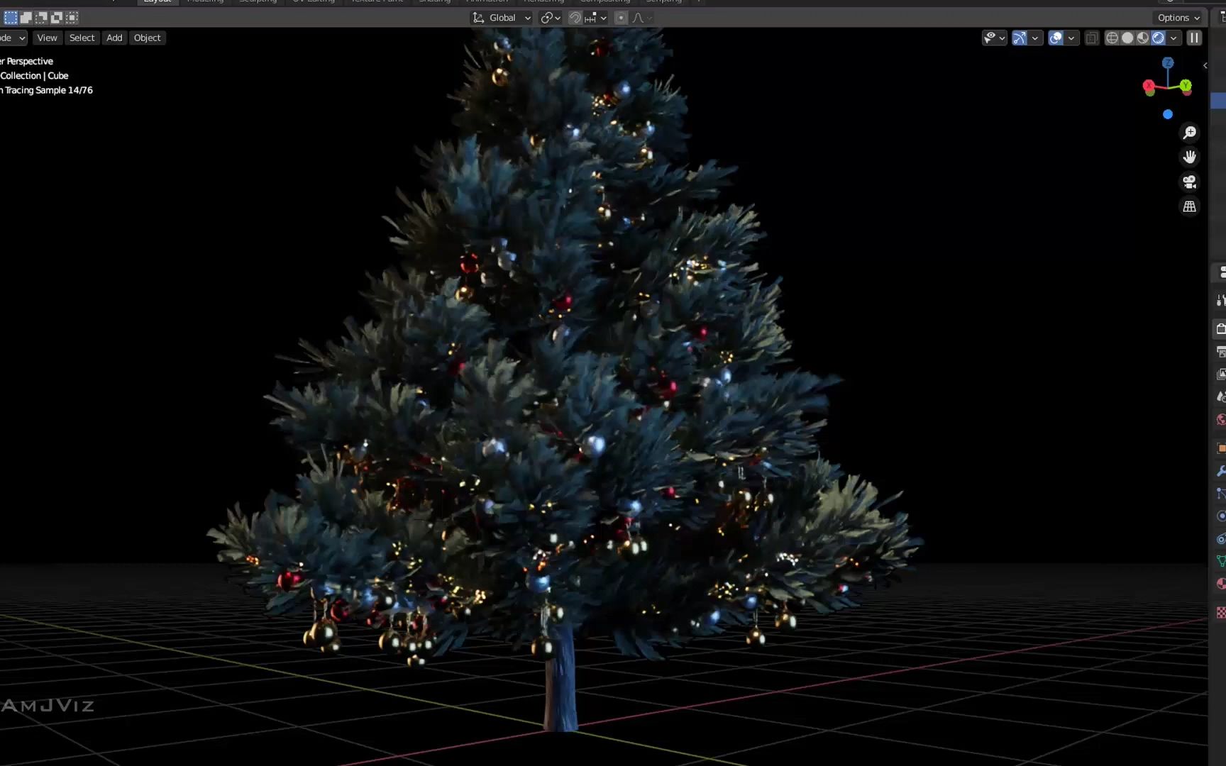 Blender2.9制作圣诞树全流程
