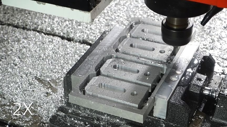 CNC数控机床加工小零件全过程