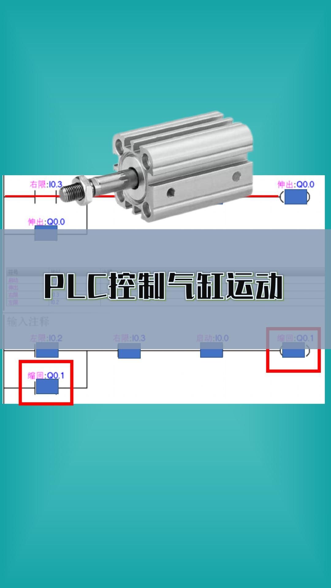 26.PLC控制气缸运动
