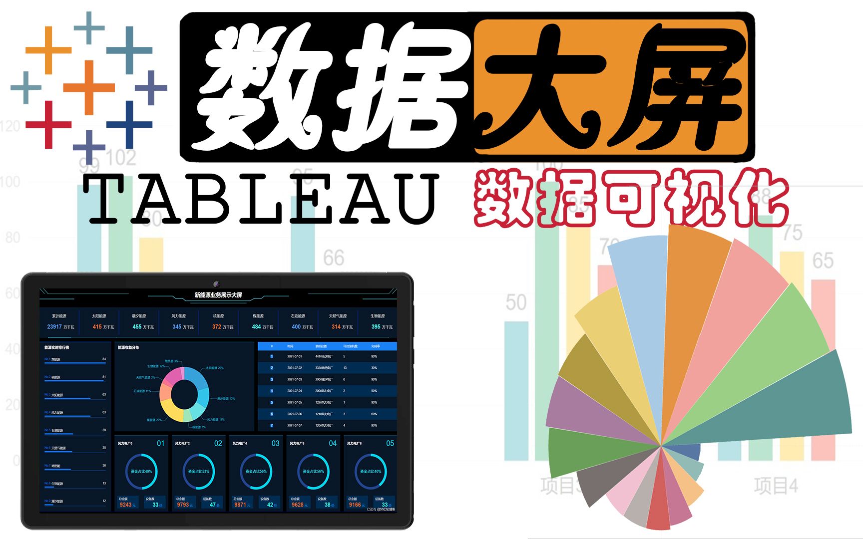 【Tableau数据可视化】数据大屏-简易版
