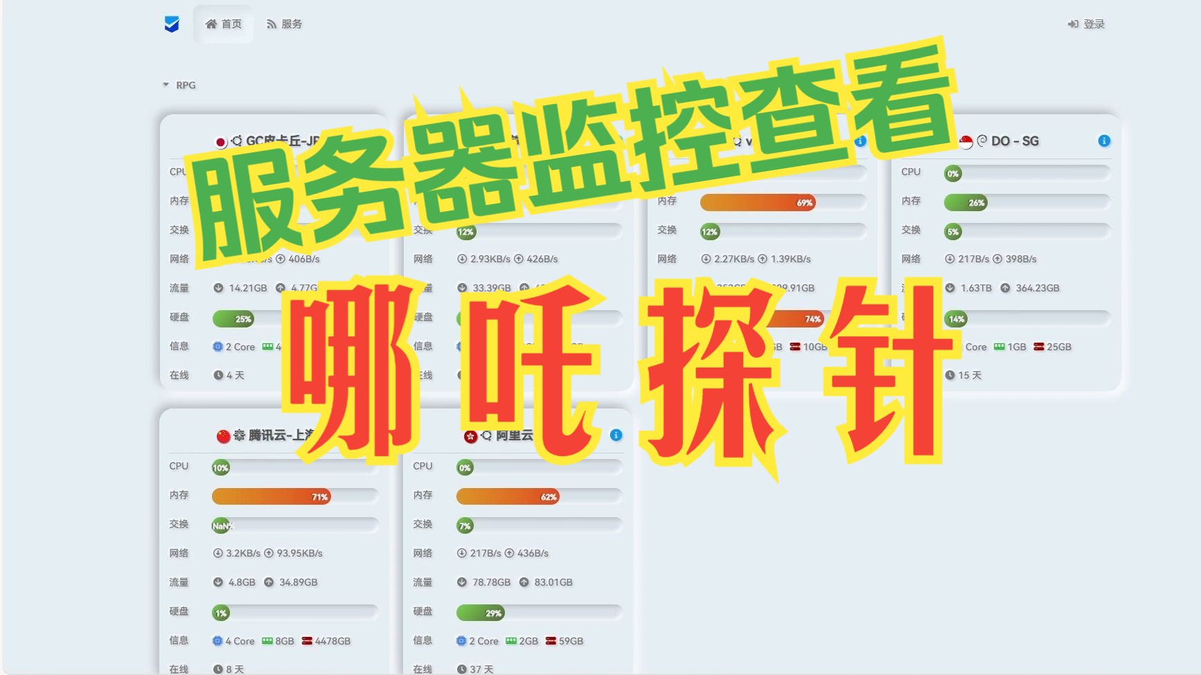小白10分钟部署服务器监控面板