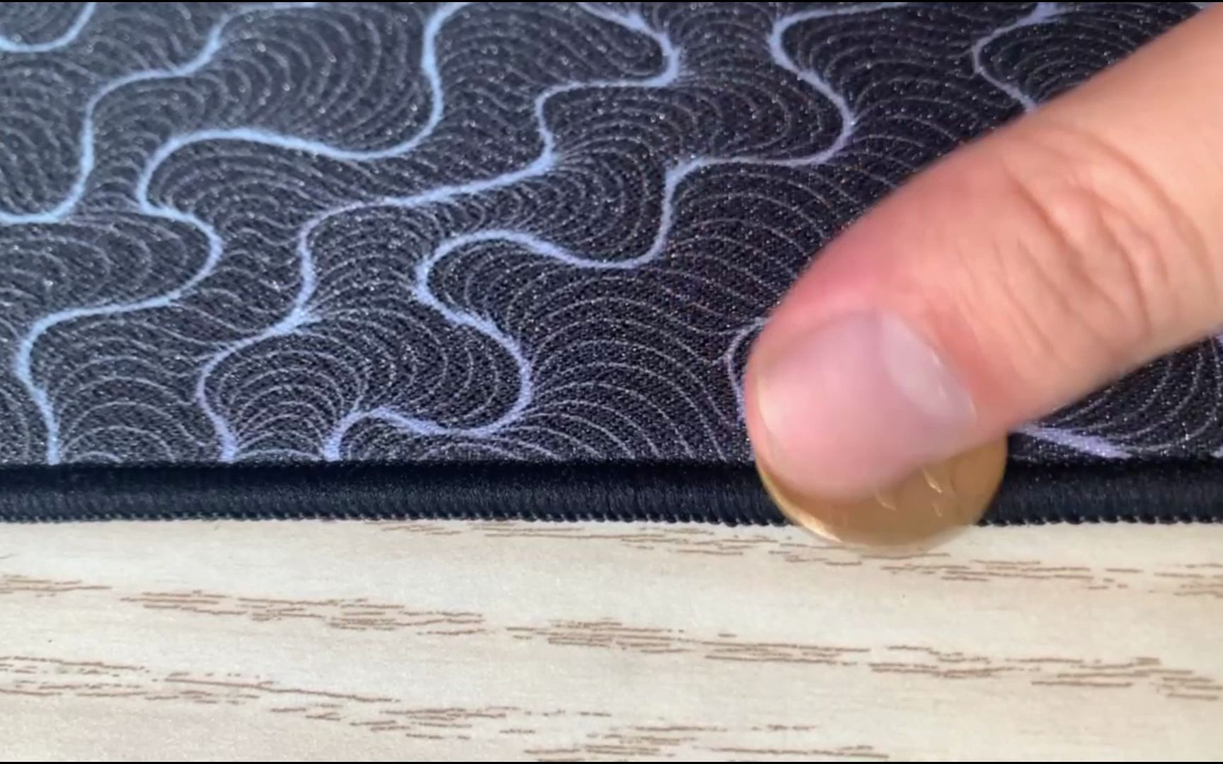 Xraypad EQ+鼠标垫防潮抗手汗4毫米鼠标垫底胶加强,包边升级及柔软...