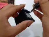 HP黑色墨盒加墨