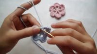 小白编织 装饰小花的钩针教程