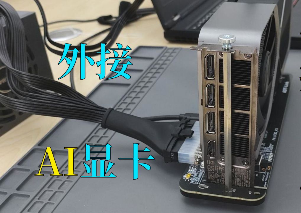 笔记本电脑外置显卡玩儿AI 外接扩展坞开箱 轻薄本老硬件装EGPU制作...