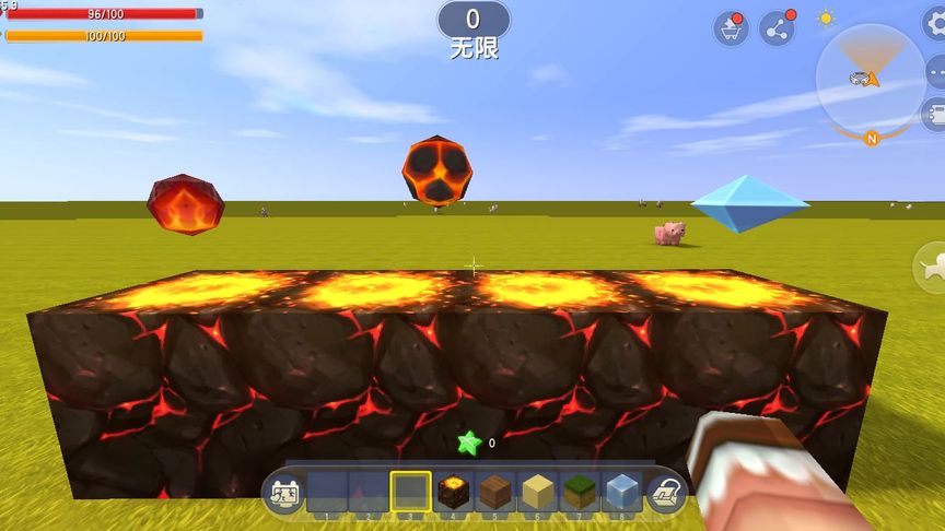 迷你世界:能够漂浮在空中的浮动球,这样看着好像宝珠