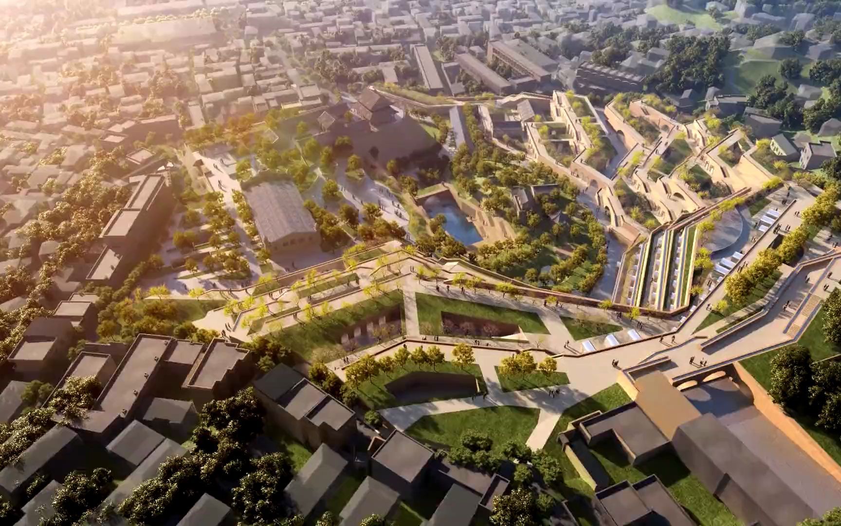 崔愷院士设计团队获奖作品:梅山芯泉(榆林长城国家文化公园设计大师...