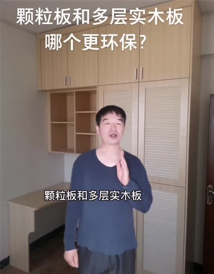 颗粒板和多层实木板.