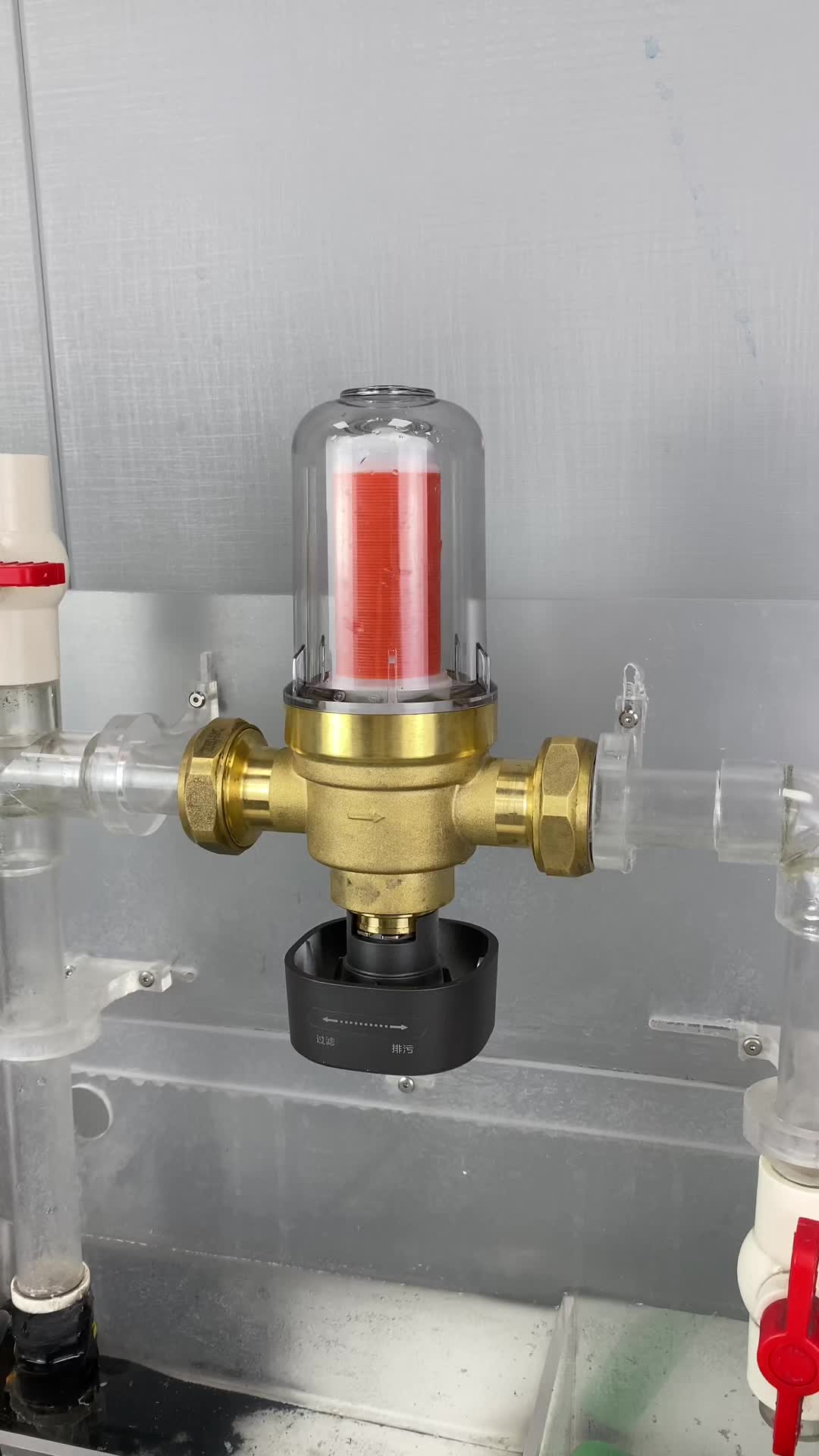 一秒清洗的前置过滤器#前置过滤器 #过滤器 #净水器 #净水器水龙头 #...