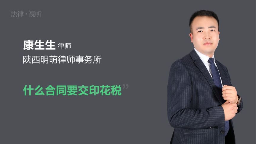 什么合同要交印花税