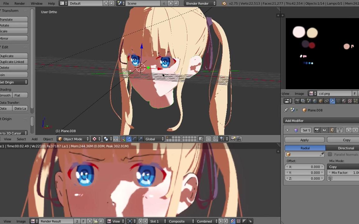 【Youtube】3D模型 2D渲染