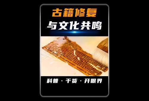 古籍修复师腐朽成渣的古籍名书在他们的手里还能满血复活