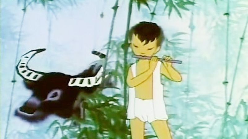 水墨动画《牧笛》有多精美?连竹子随风摇动的韵律都精心设计!