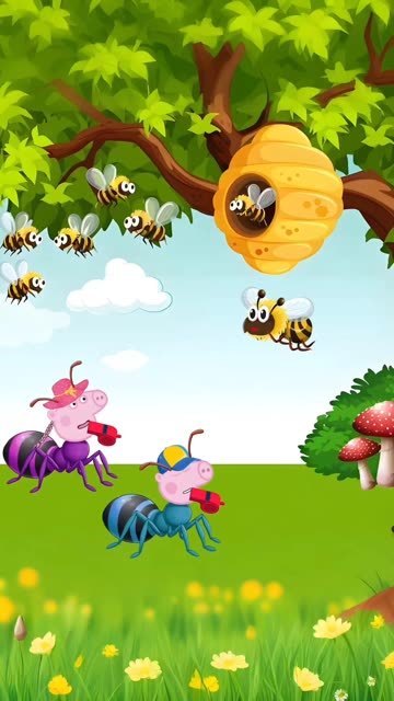 蚂蚁佩奇和乔治找不到回家的路?