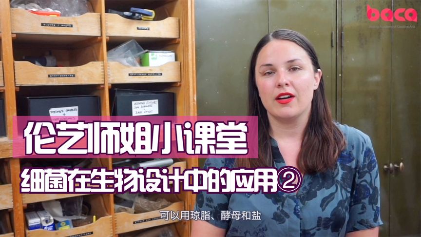 伦敦艺术大学师姐小课堂06-细菌在生物设计中的应用（二）