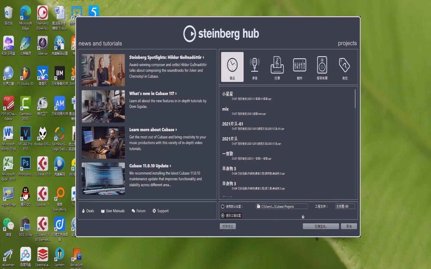 《菜鸟变凤凰Cubase 11编曲混音教程》第五集:音频文件的导入