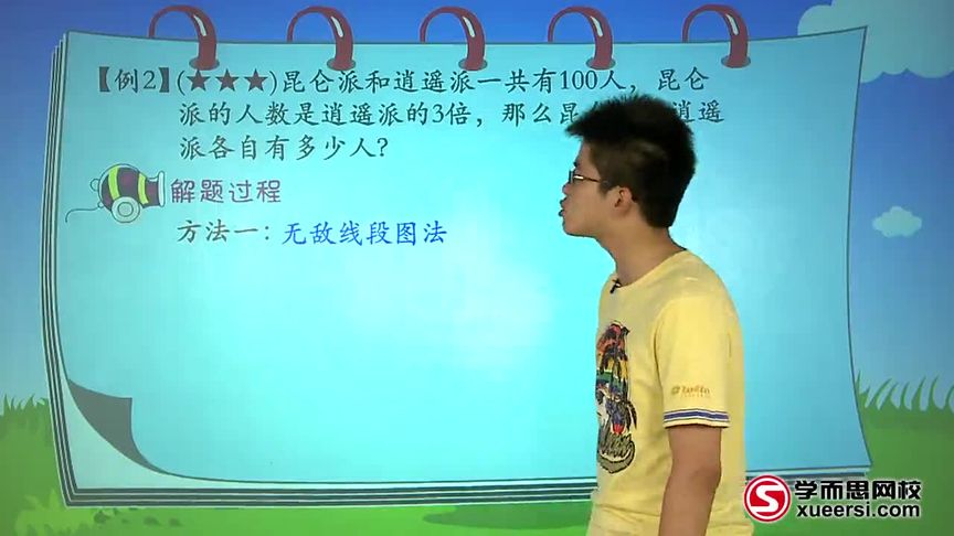 二年级升三年级数学8-2和差倍问题(一)