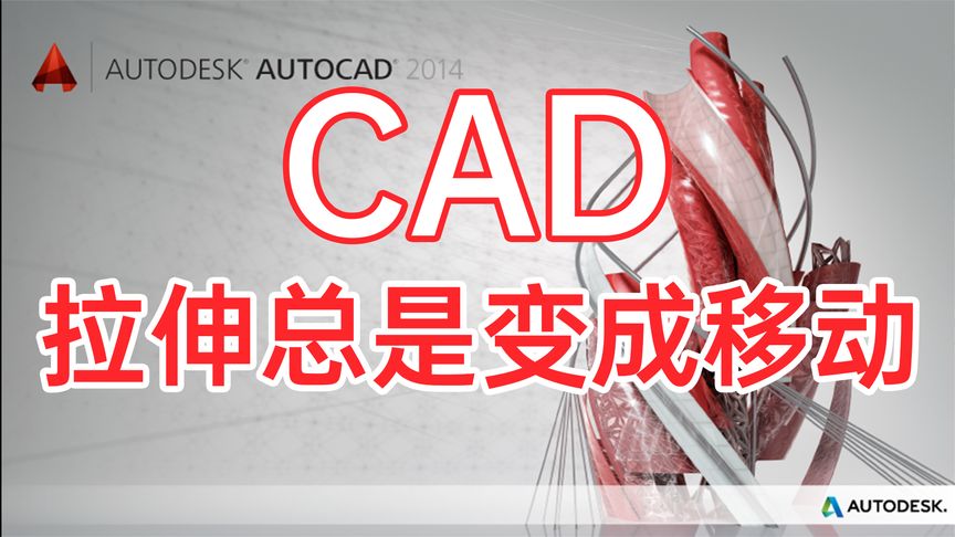 CAD中 S-拉伸没有用,总是成了移动怎么办