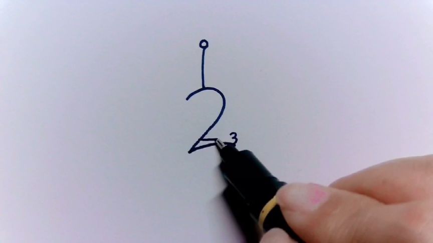 儿童画简笔画163 几秒钟就能学会的卡通老鼠画法 在家就能学画画