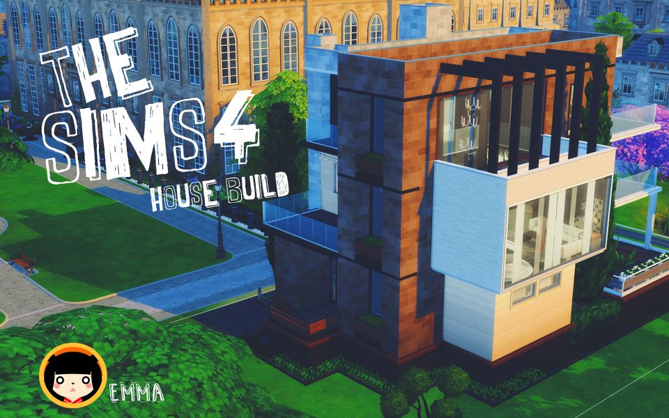 【模拟人生4速建】大学生四人合租别墅