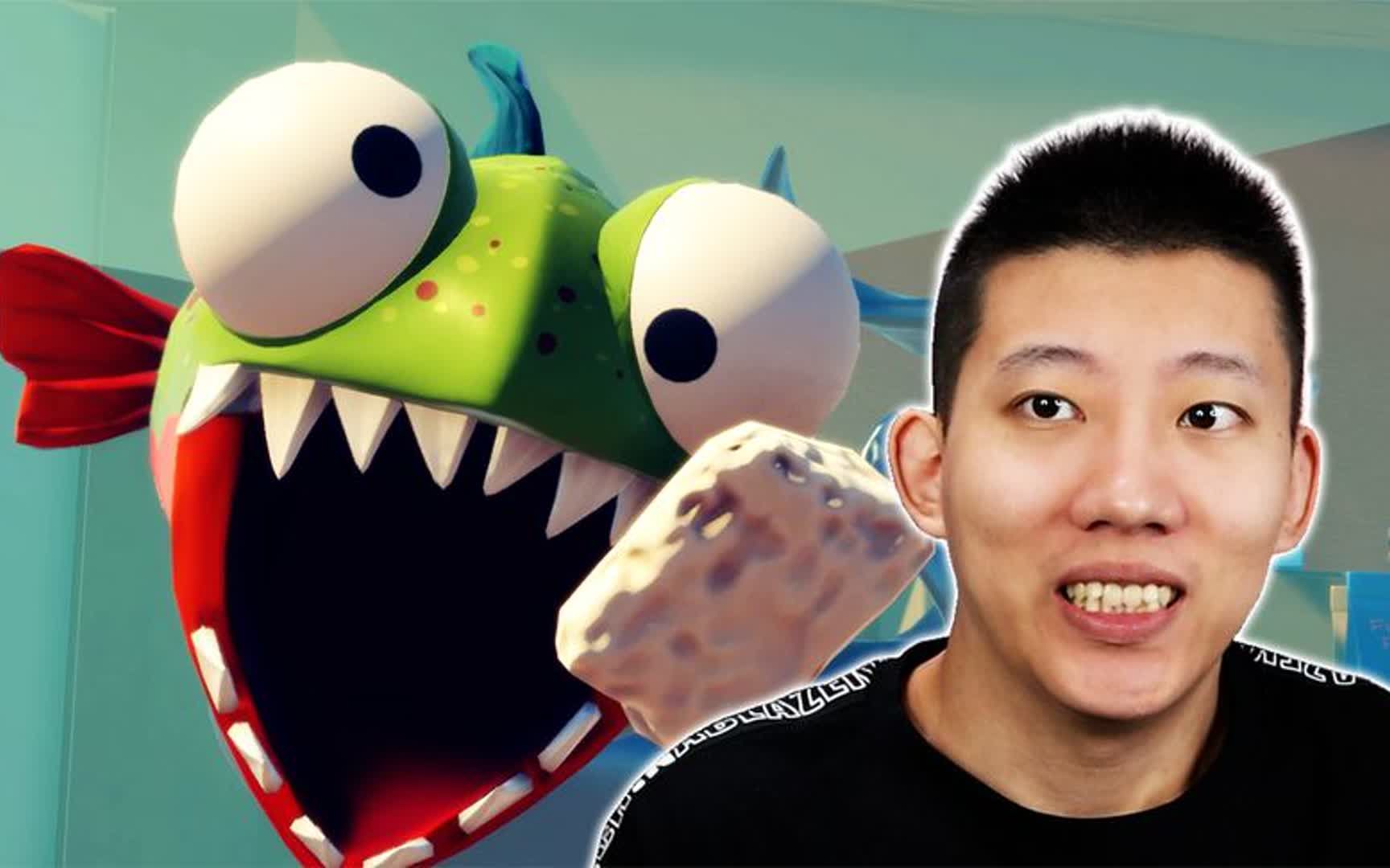 模拟食人鱼,咬断一切!我是鱼第三期,小鱼模拟器,