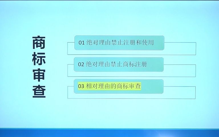 知识产权工程师—相对理由的商标审查试听课