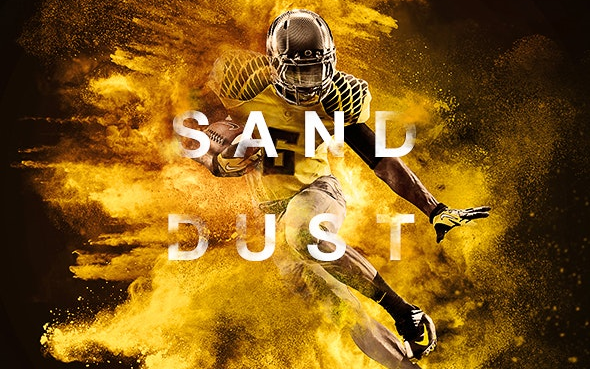 Gif动画沙尘粉末爆炸PS动作预设