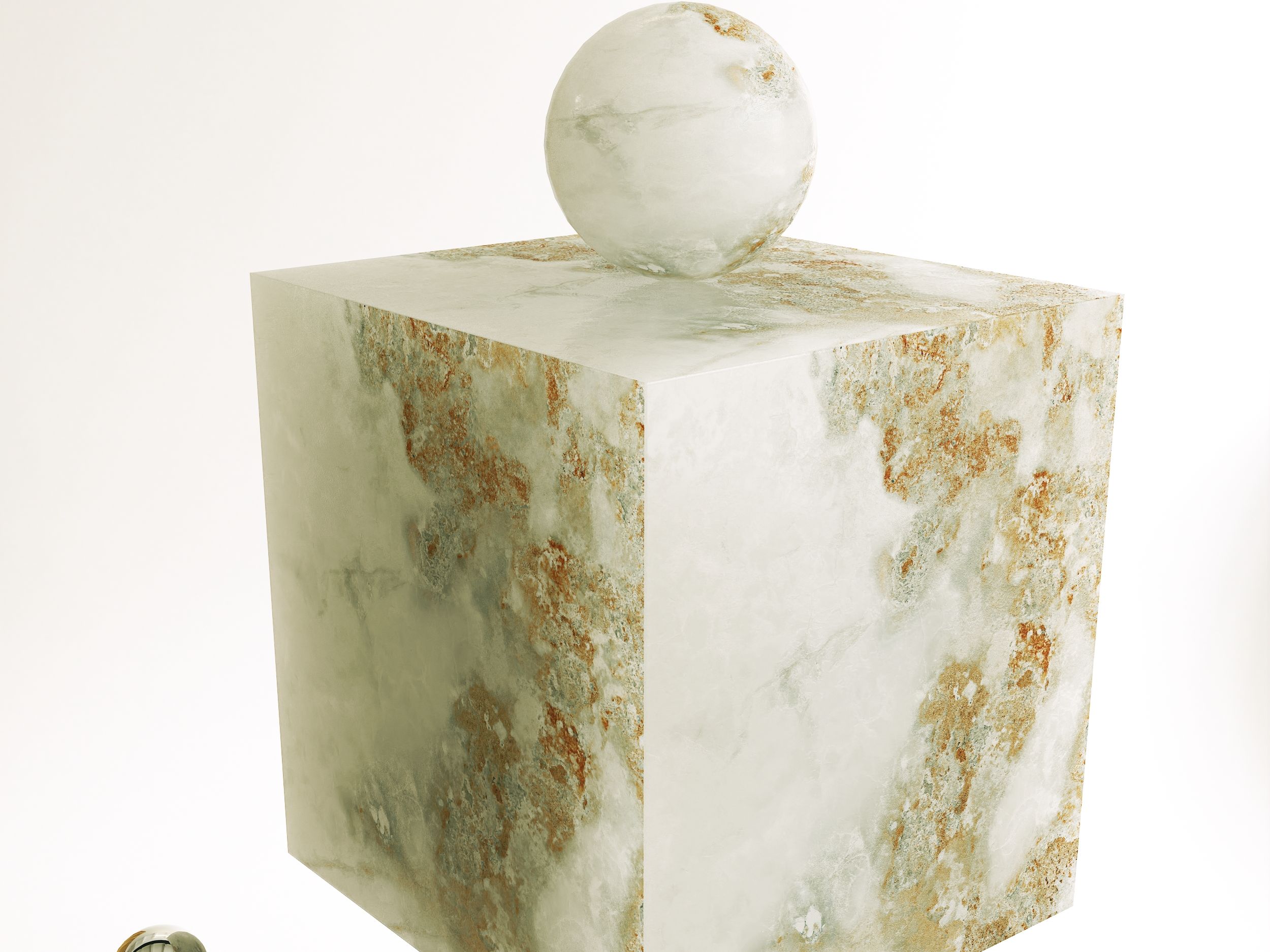 通透质感大理石效果,VRAY渲染器大理石材质的设置技巧