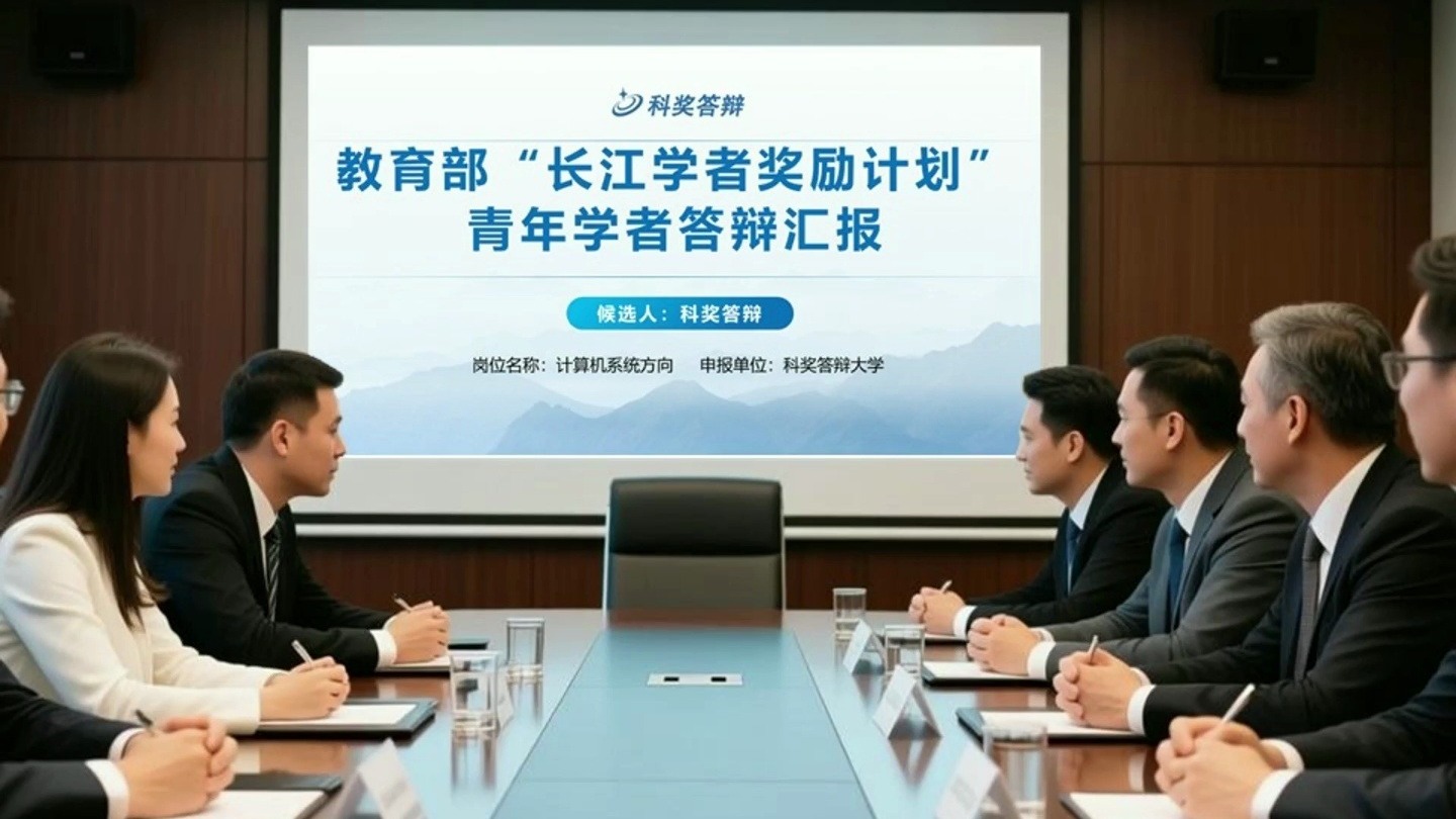 教育部长江学者青年学者答辩 PPT 模板