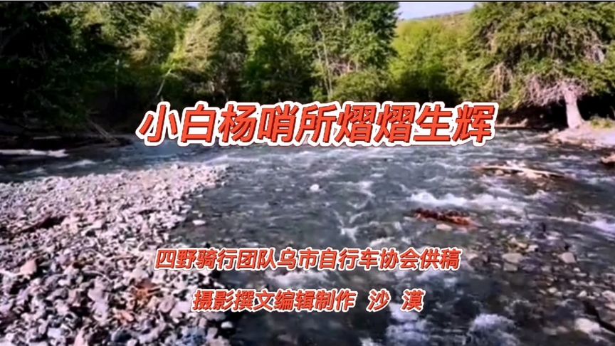 小白杨哨所 熠熠生辉 在巴鲁克山中 在219国道边 在布尔干河畔