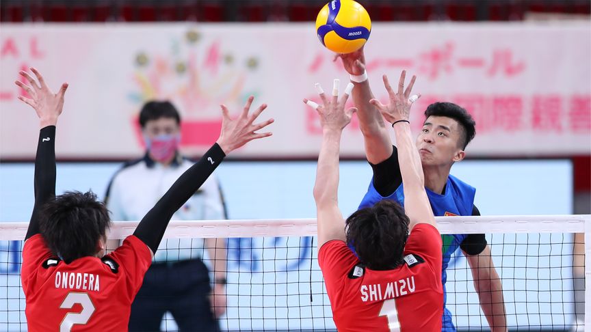 全场集锦:中国男排再负日本男排 挑战赛难求一胜