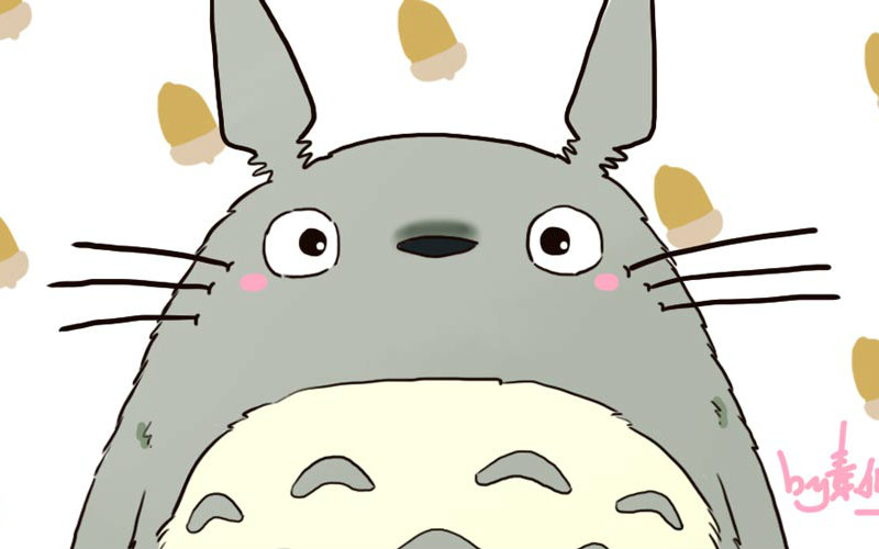 十分钟学画动漫人物--龙猫