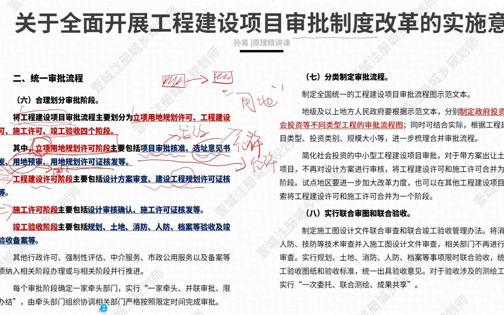 答疑-立项用地规划许可阶段包含哪些规划许可管理