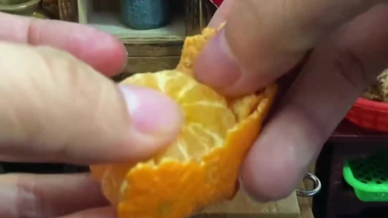 小小的迷你厨房:自制的水果水晶鸡蛋