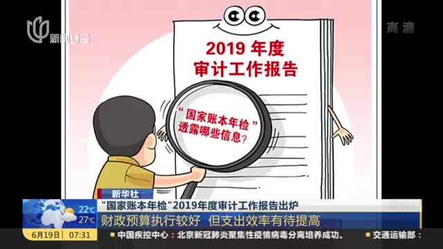 “国家账本年检”2019年度审计工作报告出炉
