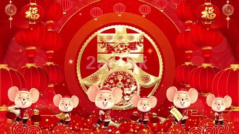 张灯结彩春节联欢晚会歌曲:凌晨两点素材网,恭贺新春