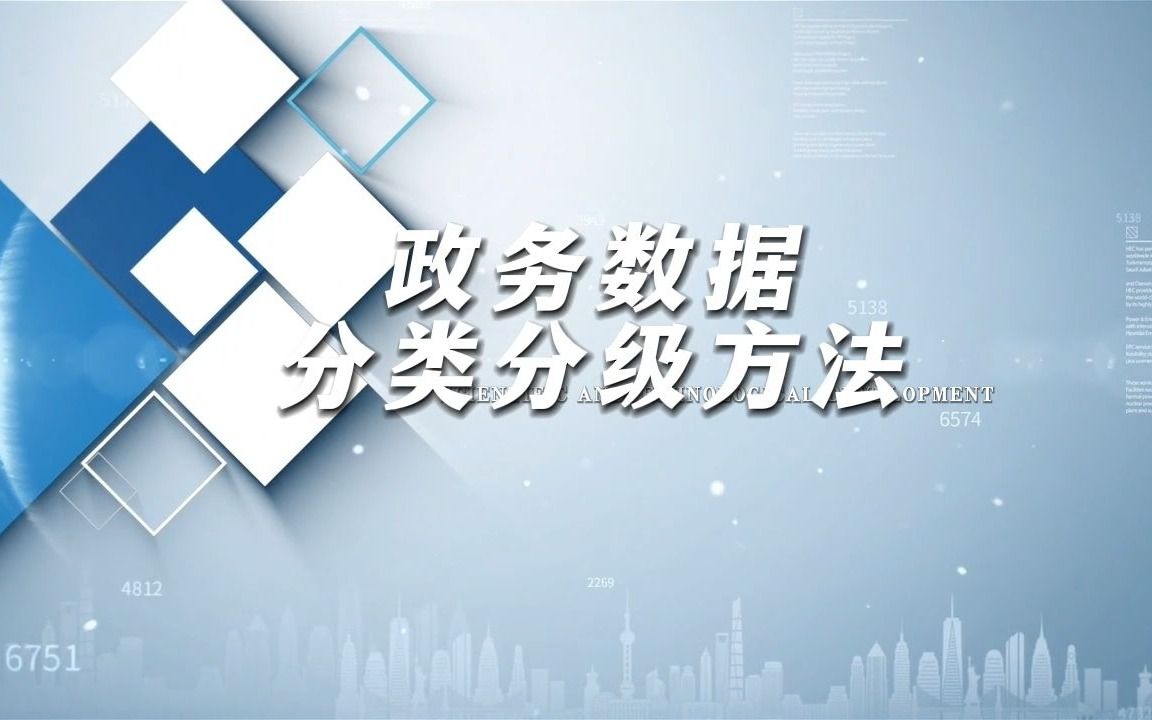 政务数据分类分级方法
