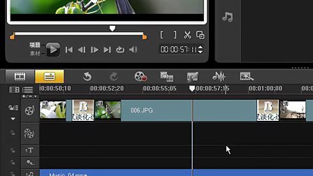 会声会影06快速删除轨道中的素材