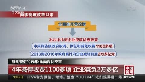 砥砺奋进的五年·全面深化改革——“放管服”改革