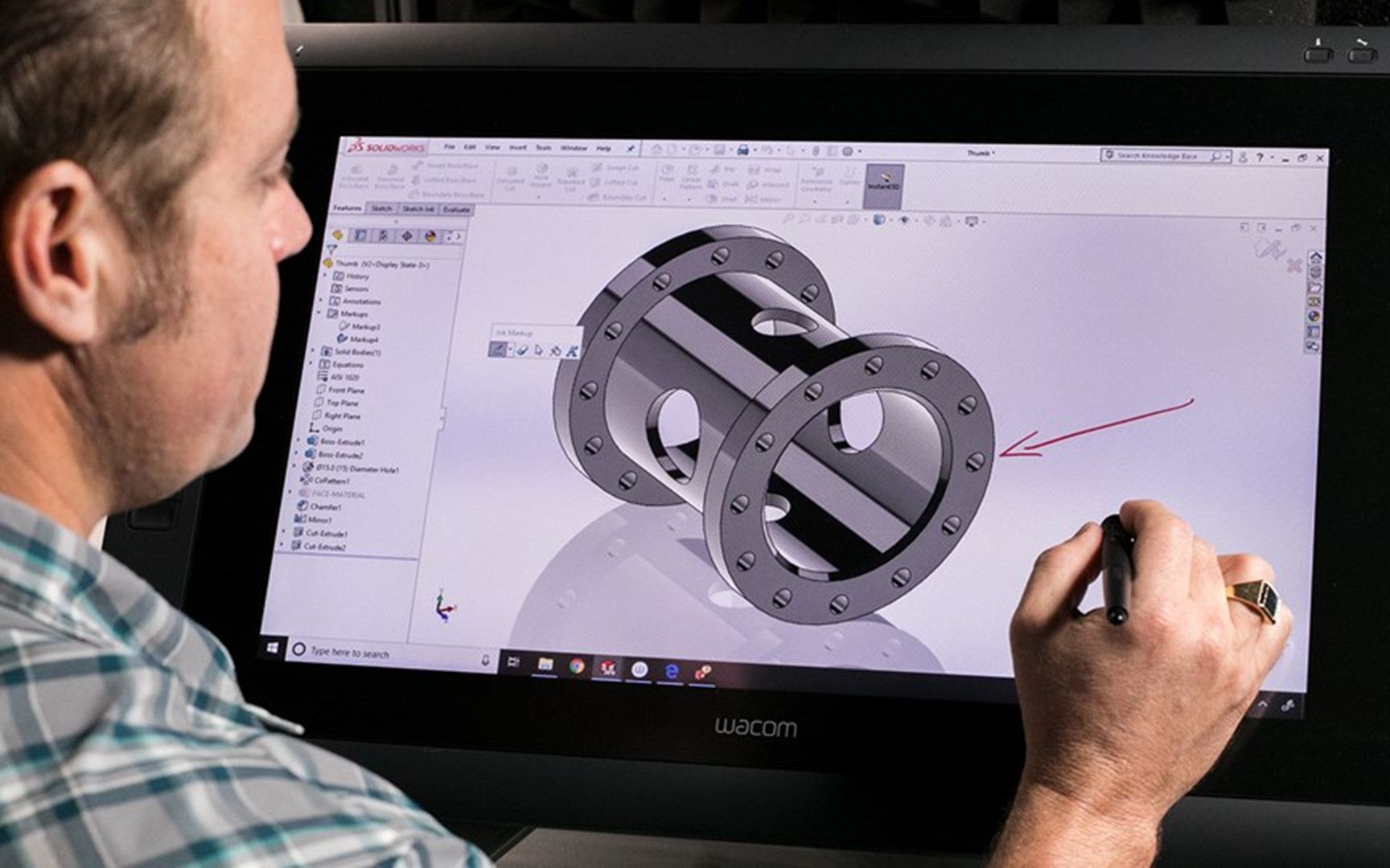 SolidWorks软件使用小技巧—零件更改透明度后再次快速选中的方法