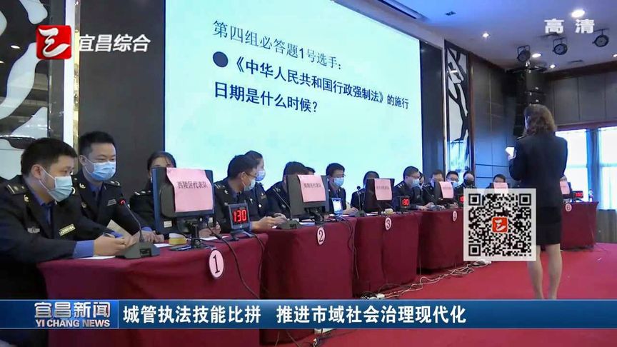 城管执法技能比拼 推进市域社会治理现代化