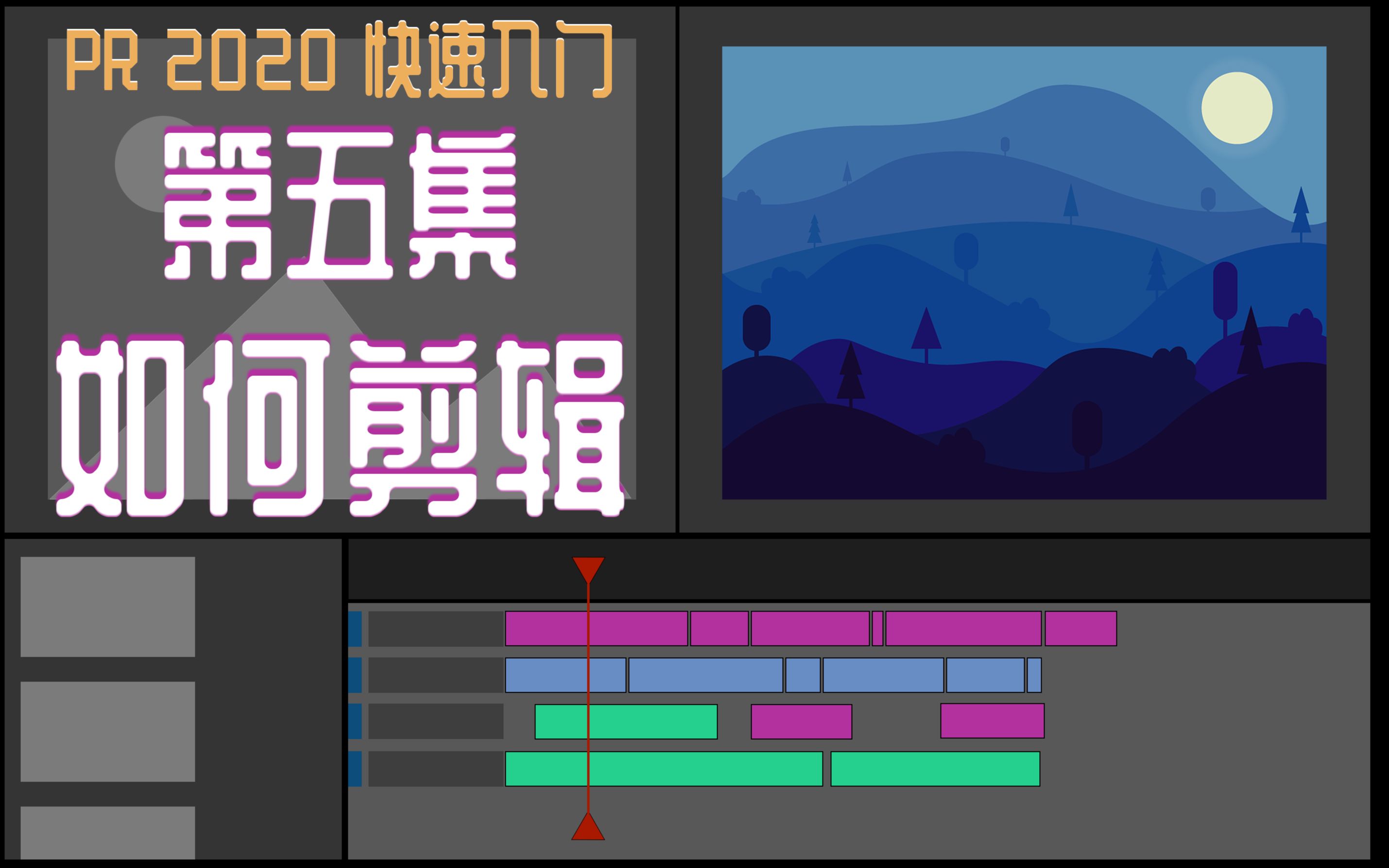 PR 2020快速入门!第五集:如何剪辑